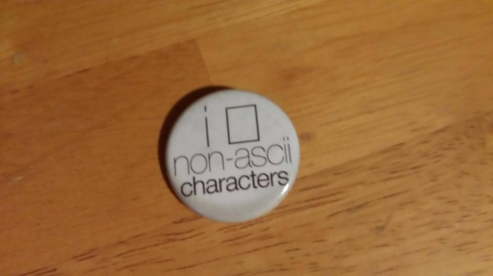 I Non ascii Characters